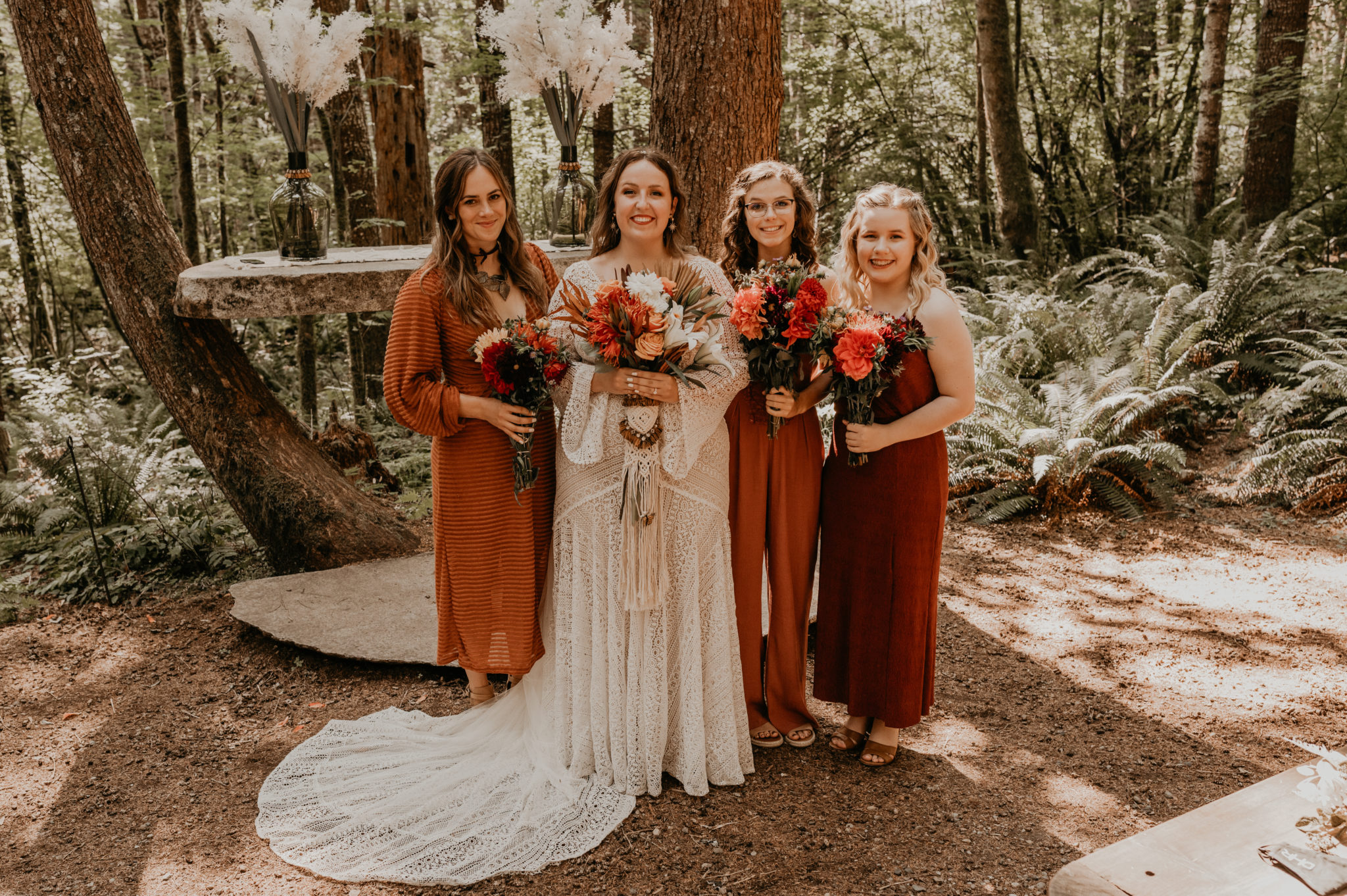 Boho Woodland Wedding at Wellspring Spa - Emett Joseph Photography