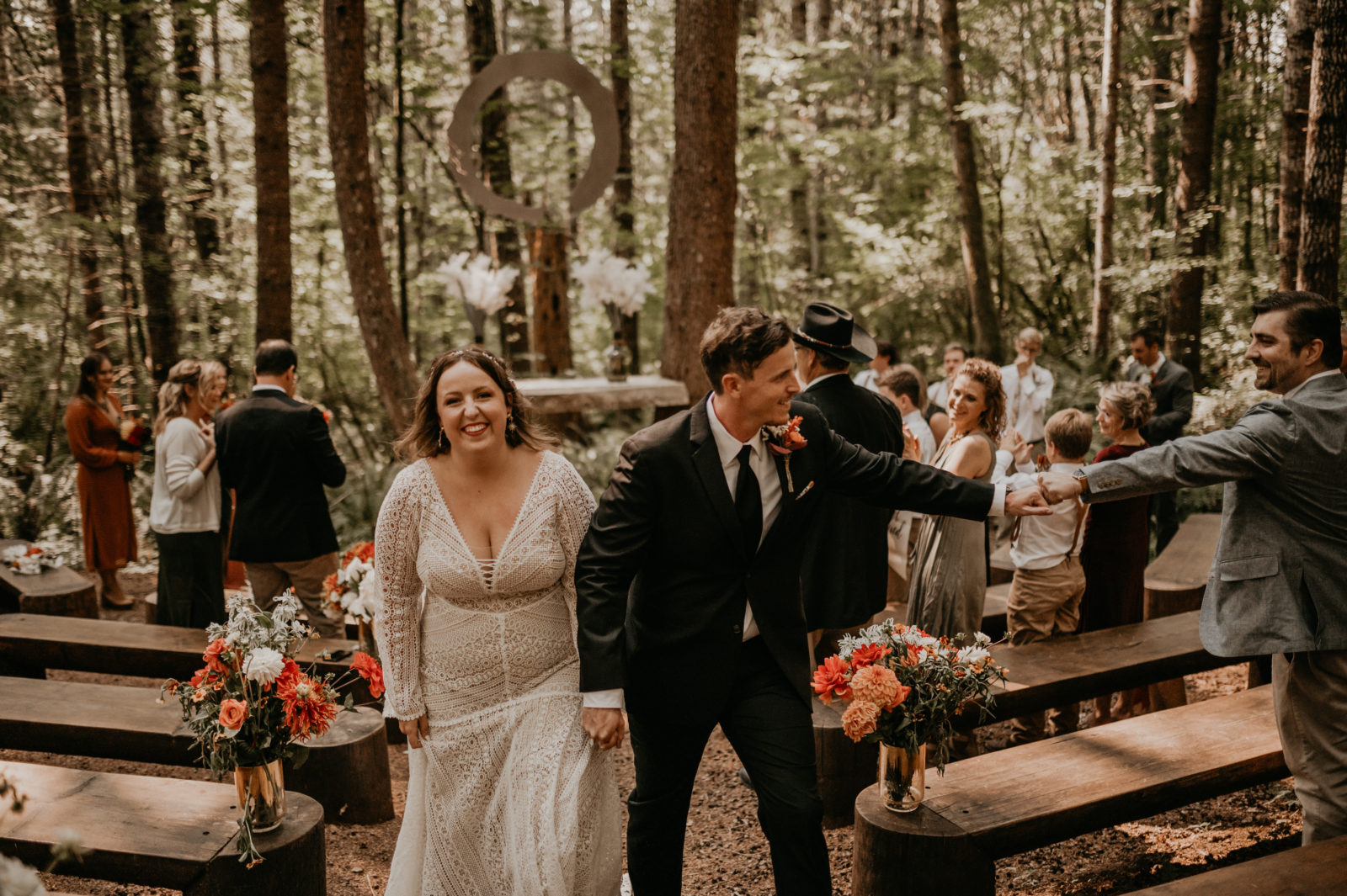 Boho Woodland Wedding at Wellspring Spa - Emett Joseph Photography